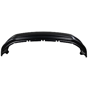 Evan Fischer Front Bumper Cover Compatible With 2013-2018 Ram 1500, Fits 2019-2023 1500 Classic, Primed For Models With One Piece Bumper Type, Ram Logo on Grille, With Fog Light Holes