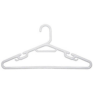 Mighty Hangers 36 Set Storage Organization Heavy Duty Plastic White Servicrt Clotheshanger Hangers Clothes Hangers Clothing Hangers Hanger Rack Storage Hangers Closet Clothes Organizer