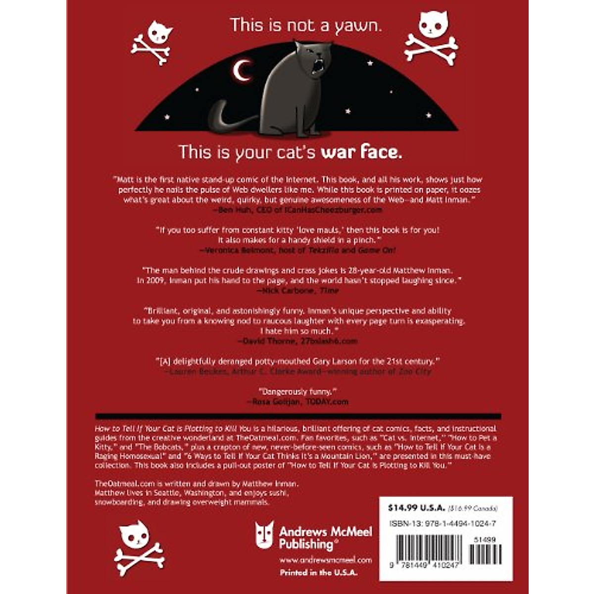 How to Tell If Your Cat Is Plotting to Kill You (The Oatmeal) (Volume 2)