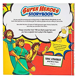Super Heroes Storybook: Strong and Brave Bible Heros Who Changed the World For Jesus