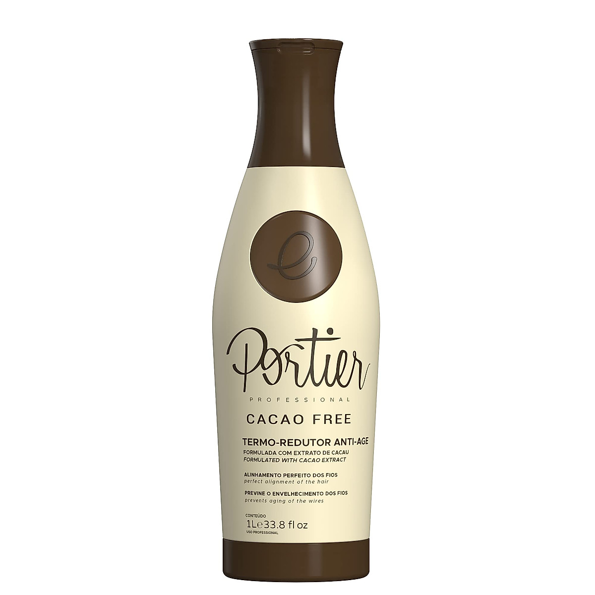 Portier Cacao Free, Termo Redutor Anti Age, Formulated With Cacao Extract, 33.8 fl.oz - 1L
