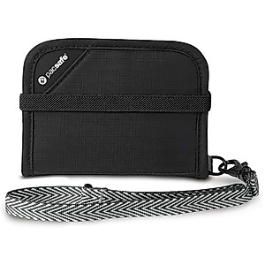 Pacsafe Rfidsafe V50 Anti-theft Blocking Compact Travel Wallet, Black