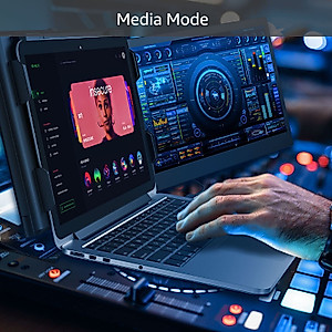 CIDETTY P1 Plus 13.3" Portable Monitor for Laptop, 2021 New Full HD IPS 1080P Display Laptop Screen Extender, Dual Laptop Monitor Screen for 13.3"-16.5" Laptops/PS5/Switch (Dual Monitor)