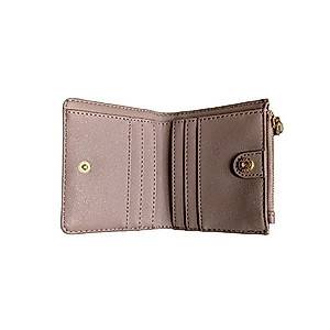 Steve Madden French Faux Leather Wallet (Mauve)