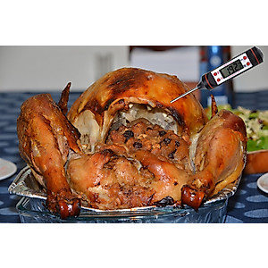 Savoury USA Cooking Thermometer - Digital Thermometer - Food Thermometer - Meat Thermometer - Instant Read Thermometer - Best Thermometer for all Food, BBQ, Candy, Sugar, Grill and Liquid.