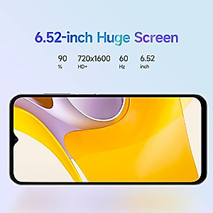 Ulefone Unlocked Phones, Note 14 Android 12 OS, 6.52” Screen Unlocked Smartphone 4500mAh Battery 3GB+16GB 128GB Extension, 8+5MP Camera 4G Dual SIM 3-Card Slots, US Version Mobile Phone- Purple