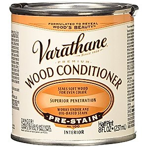 RUST-OLEUM 211776 Premium Wood Conditioner, 1/2-Pint, Clear