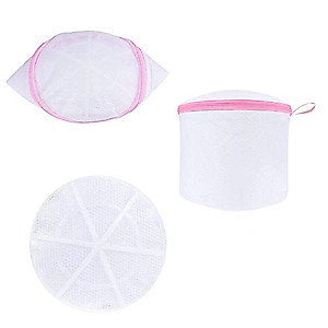 V-Shine Bra Laundry Bags, Bra Washer Protector, Bra Lingerie Wash Bag with AUTO Lock Design Zipper, Wash Mesh Bag for Lingerie,Stockings,Knickers,Panties,Other Underwear and Baby Socks(3 Pack)