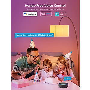 Govee Smart Light Bulbs, WiFi Bluetooth Color Changing Light Bulbs, Music Sync, 54 Dynamic Scenes, 16 Million DIY Colors RGB Light Bulbs, Work with Alexa, Google Assistant & Govee Home App, 4 Pack