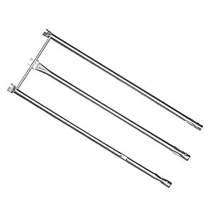 Hongso 34 1/4" Long Stainless Steel Burner Tube Set Replacement for Weber Genesis 300 Series E-310 E-320 EP-310 EP-320 S-310 S-320 Gas Grills (with Side Control Panel Only), 67722 SBG722