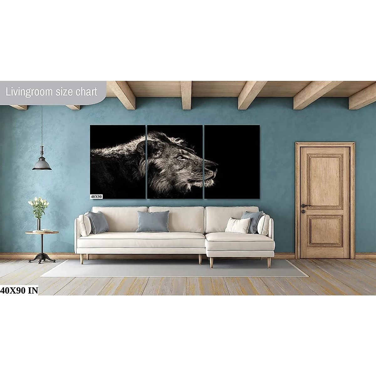 Lion (Panthera leo) - Print/Canvas/Acrylic/Metal (Print Only, 11x14 Inches)