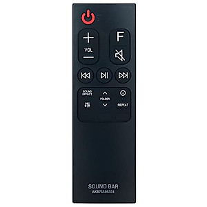 AKB75595331 Replacement Remote Control Applicable for LG Sound Bar SL6Y SPL5B-W SN6Y SPN5B-W SL4 SPH4B-W SL5Y SN7CY SNC4R SPH4B-W SPJ4-S S65S3-S SL4Y SL7Y SLM4R SN6 SPN5BM-W