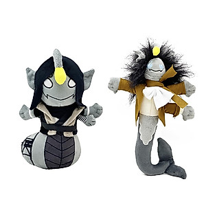 Pressure Sebastian Solace Plush Toy, 9.8 in Soft Stuffed Animal Cartoon Plushies Pillow Doll, Birthday Halloween Choice for Kids and Fans (2pcs)