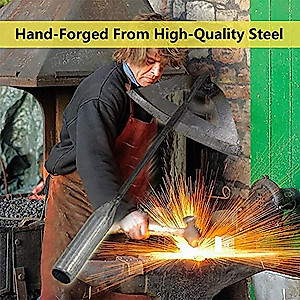 2PCS All-Steel Hardened Hollow Hoe,Durable Garden Weed Puller,Sharp Weed Removal Tool Gardening Edger Weeder Hand Shovel Edge Tool for Garden Weeding Rake Planting Hand Tools Loosening Soil