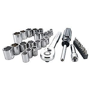 CRAFTSMAN Mechanics Tool Set, SAE / Metric, 3/8-Inch Drive, 32-Piece (CMMT12013)