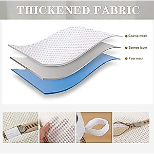 6 Pack Mesh Laundry Bags for Washing Delicates,Washing Machine Wash Bags,Premium Zipper, Clothing Washing Bags, Travel Storage Organize Bag(2 Large, 2 Medium and 2 Small cylinder)