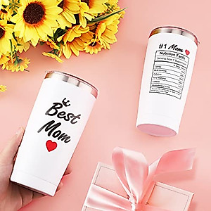 HAOYUNTE Mothers Day Gifts for Mom,Mom Tumbler,Christmas Gifts for Mom from Daughter,Cool Christmas Birthday Gifts for Mom,Gifts for Women,20 Oz