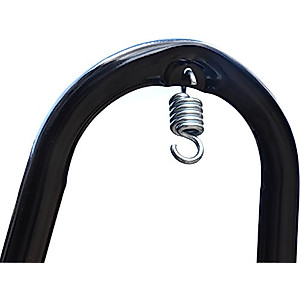 Sorbus Stylish Swing Chair w/Steel Stand- Fine Cotton Weave for Super Comfort & Durability- Hanging Hammock Chair w/2 Seat Cushions- Portable Outdoor Hanging Chair w/Hardware Kit - Indoor Outdoor Use