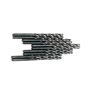 10PCS, 9/32", Black Oxide, Twist Drill Bits