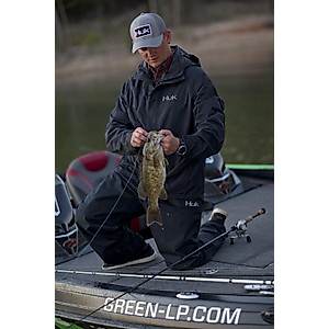 Huk Men's Gunwale Water Proof & Wind Resistant Rain Pant, Black, X-Large