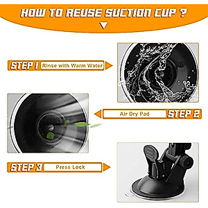 YeeBeny Suction Radar Detector Mount, Windshield & Dashboard Radar Holder Compatible with Cobra Radar Detectors Cobra RAD 450, 8-Band, ESD-6100, ESD-7000, XRS-9300, PRO-9780 and All Recent Models