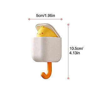 RXMORI Creative Adhesive Coat Hook,4 Pcs Cute Pet Hooks for Coat, Scarf, Hat, Towel,Key, Bag, Utility Animal Hook for Wall Hanging Decorations