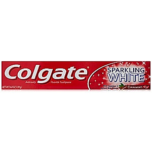Colgate Sparkling White Whitening Toothpaste, Cinnamint - 6 ounce
