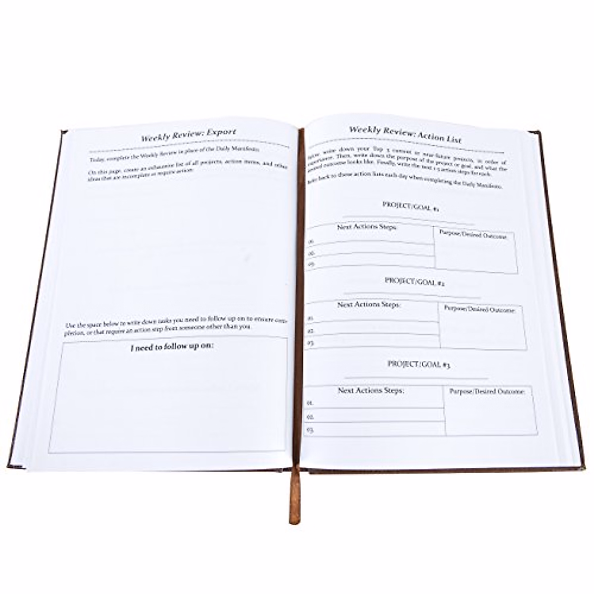 SaltWrap The Sunrise Manifesto Guided Morning Journal (Brown) - Minimalist Morning Pages for Gratitude, Productivity, and Focus