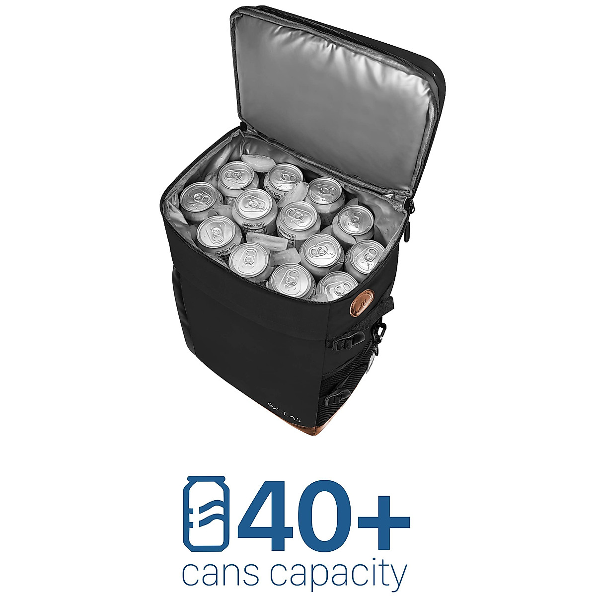 Oceas Insulated Leak Proof Backpack Cooler - Extra Large 42 Can Capacity - Durable, Spacious, and Comfortable Backpack Coolers for Men and Women - Cooler Backpack for Picnics, Lunch, Beach, and Park