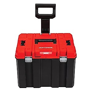 CRAFTSMAN VERSASTACK 29-in. RollingTool Box with Wheels, Red, Plastic, Lockable (CMST17835)