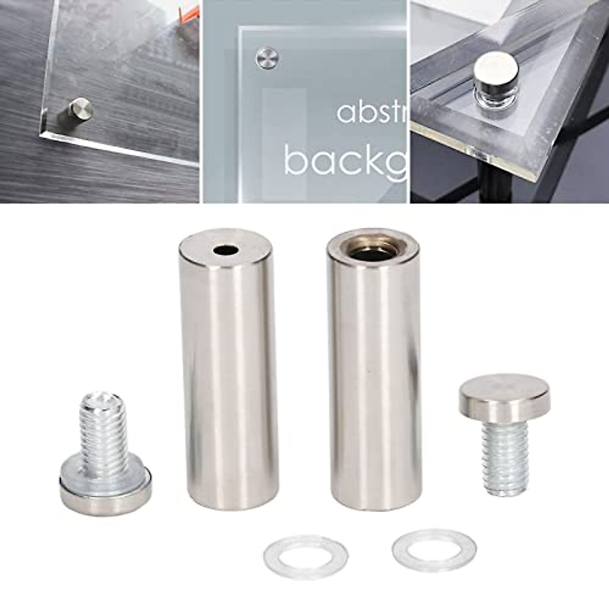 Glass mounting, Stainless Steel Advertising Screw Set for Home