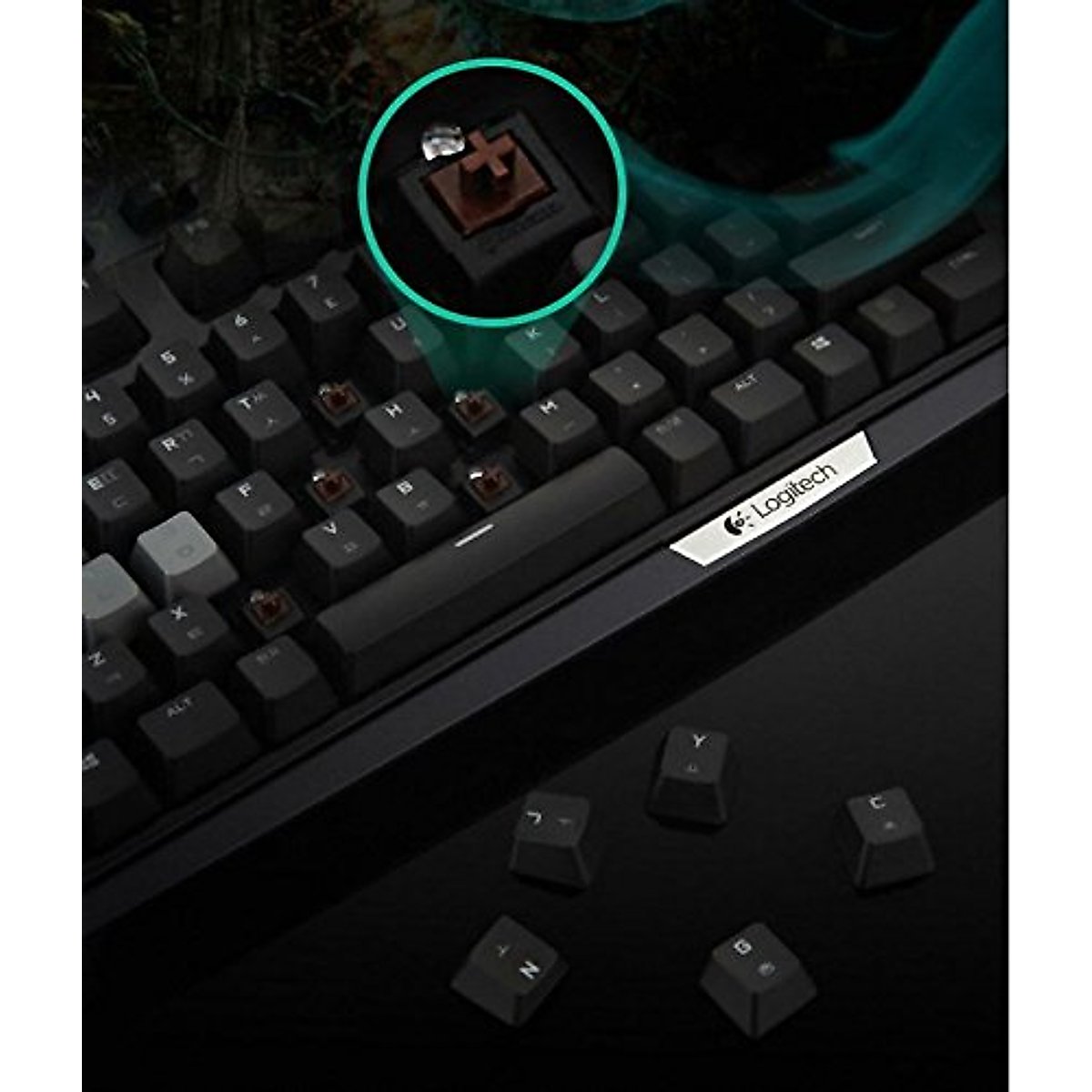 Logitech G710+ Mechanical Gaming Keyboard with Tactile High-Speed Keys - Black