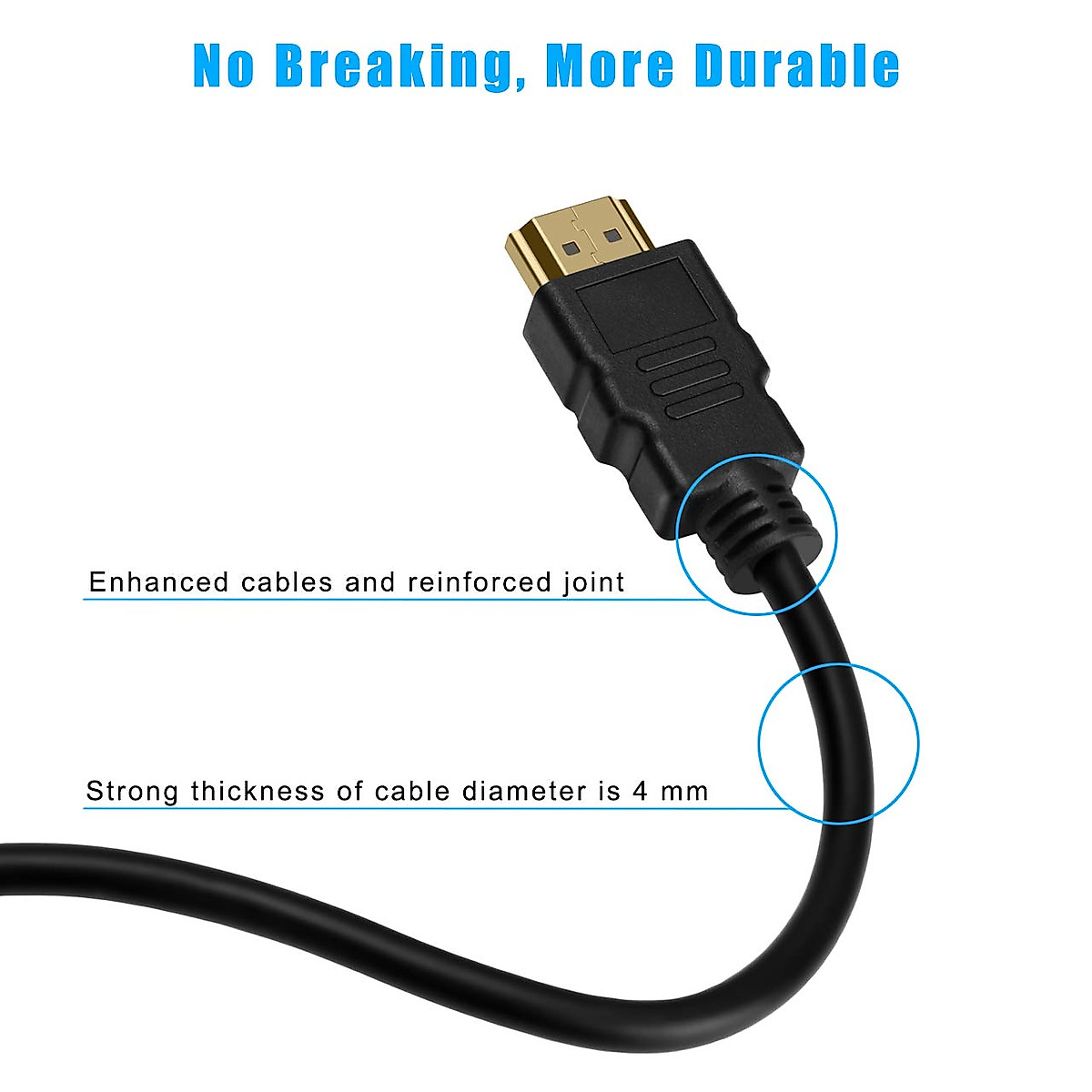 HONGDE HDMI to VGA, Gold-Plated HDMI to VGA Adapter (Male to Female) for Computer, Desktop, Laptop, PC, Monitor, Projector, HDTV, Chromebook, Raspberry Pi, Roku, Xbox and More - Black，3 Pack