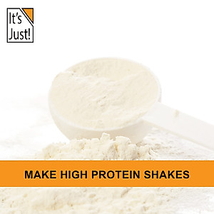 It's Just! - Egg White Protein Powder, Made in USA from Cage-Free Eggs, Dried Egg Whites (Unflavored, 8oz)