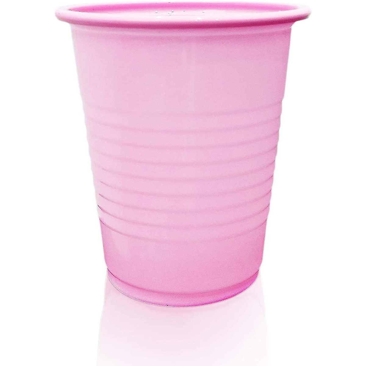 Vivid Premium Quality Plastic Dental Cups – For Everyday Home or Office Use – Pack of 1,000 – 5 Ounce (Pink)