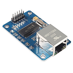ACEIRMC 5pcs ENC28J60 ENC28J60-I/SO HR911105A Ethernet LAN Network Module SPI Interface 3.3V for Arduino AVR PIC LPC STM32