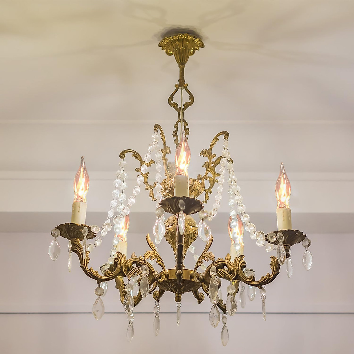 12 Pack C7 Clear Flickering Flame Light Bulbs, Christmas Halloween Decorations E12 Flame Bulbs, Ideal for Candelabra Flame Light Bulbs & Replacement Bulbs for String Lights,1W, 120V