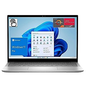 Dell 2023 Newest Inspiron 5425 Business Laptop, 14-inch 16:10 FHD+ (1920 x 1200) Touchscreen Display, AMD Ryzen 7 5825U, AMD Radeon Graphics, Backlit, Win 11 Pro Platinum Silver (16G RAM | 512G SSD)