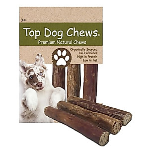Top Dog Chews Beef Pizzle Stuffed Esophagus 3 Pack (3 Count 5"-6")