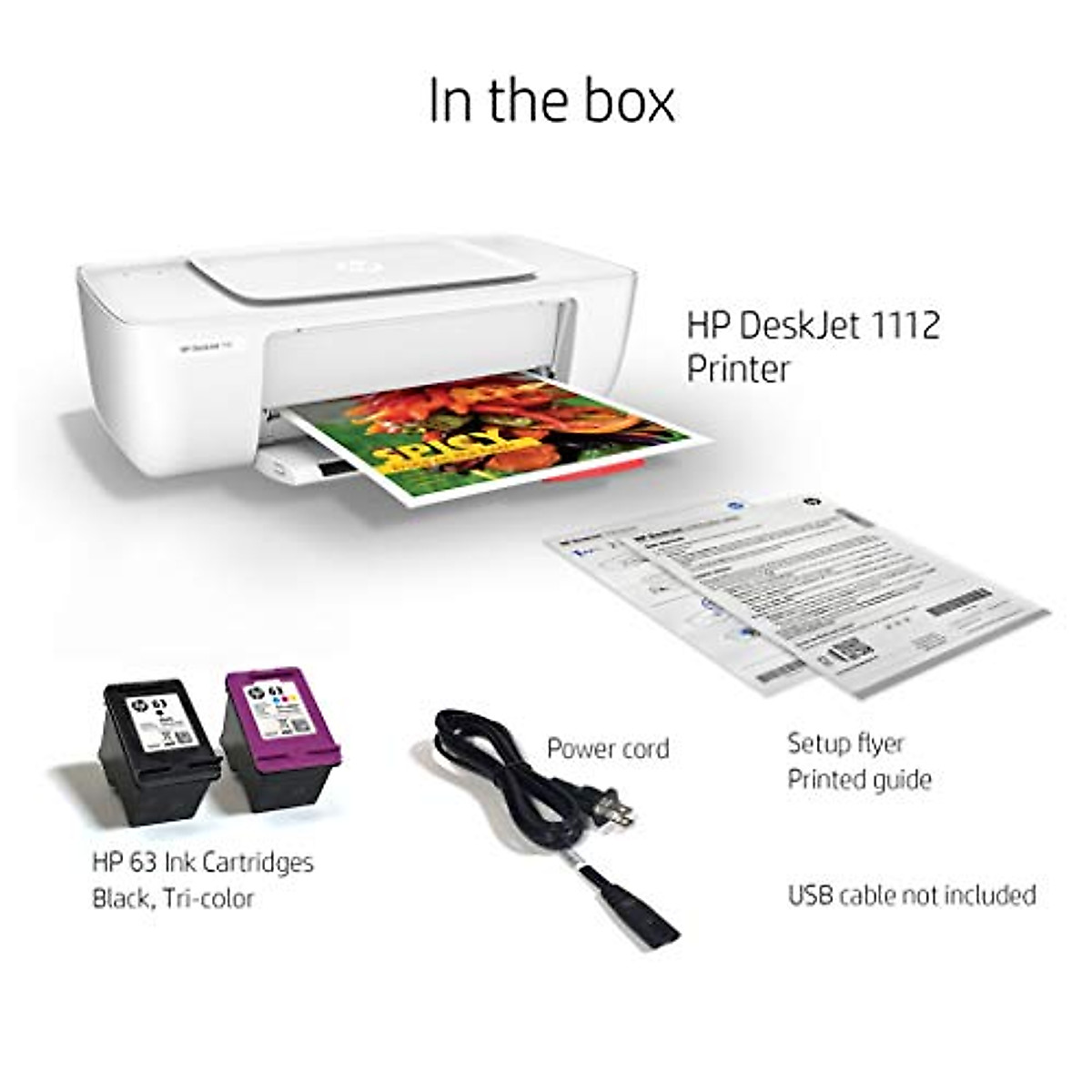HP Deskjet 1112 Compact Printer (F5S23A)