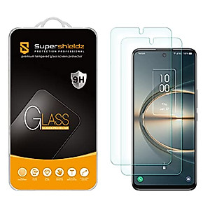 Supershieldz (2 Pack) Designed for TCL 30 V 5G Tempered Glass Screen Protector, Anti Scratch, Bubble Free