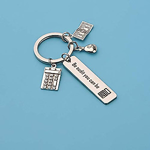 WSNANG Accountant Jewelry Be Audit You Can Be Keychain Auditor Gift Accounting Major Gifts CPA Graduation Gift (Be Audit Keychain)