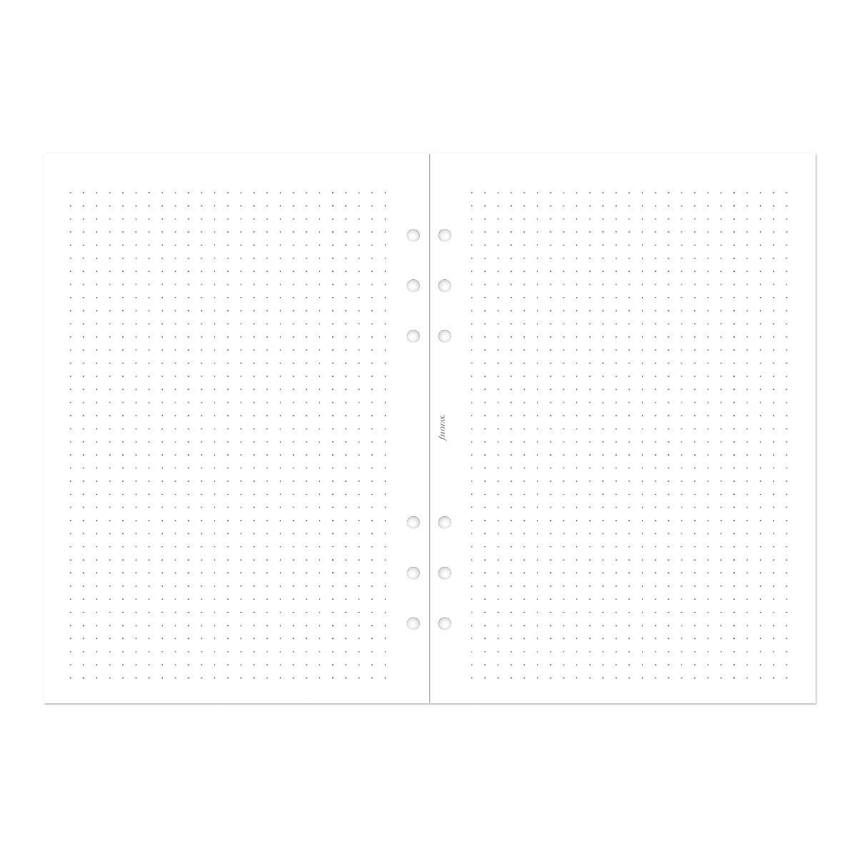 Filofax Calendar Diary Refill, A5 Size, Week-to-View with Appointments, Minimal Diary Pack, Vertical, White Paper, Multilingual: Five Languages, 2024 (C68593-24)
