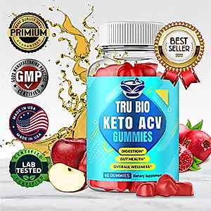 Tru Bio Keto Gummies - Official Formula, Vegan, Non GMO - Trubio Keto Gummies, Tru Bio Keto ACV Gummy, Tru Bio Keto Gumm, Tru Bio Keto Gummies, Gomis, Gumm s, Beet Root Juice, Vitamin B (60 Gummies)
