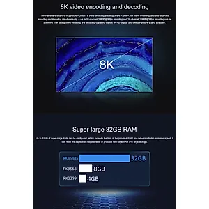 Firefly ROC-RK3588S-PC 8K AI Rockchip RK3588S Single Board Computer 8GB RAM LPDDR4 &64GB eMMC Storage Support Android 12.0 & Linux for AIoT Cloud Server