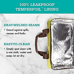 Rachael Ray Lasagna Lugger, Insulated Casserole Carrier for Parties, Fits 9"x13" Baking Dish, Green