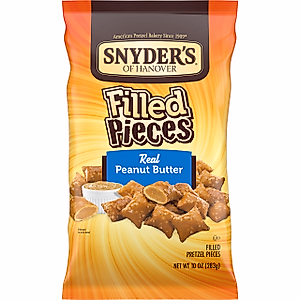 Snyder's of Hanover Pretzels Pieces, Peanut Butter Filled, 10 Ounce Bag