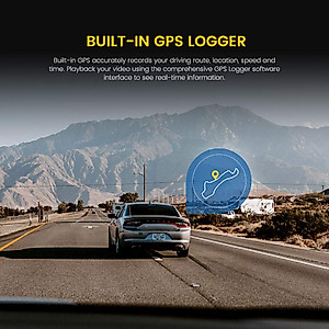 3 Channel Dash Cam, Zenfox 2K 1440P Front+1080P Interior+1080P Rear Triple Dash Camera, Dual-Band WiFi, IR Night Vision, Built-in GPS, Parking Mode, Motion Detection, G-Sensor, Support 256GB Card