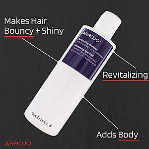 ARROJO Moisturizing Shampoo – Women’s & Men’s Shampoo w/Coconut Oil & Vitamin B5 – Shampoo for Dry Hair or Damaged Hair - Strengthening Hair Shampoo for Vitality & Body