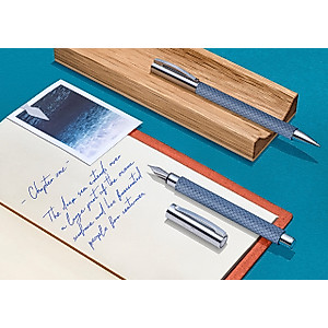 Faber-Castell Ambition OpArt Deep Water 147120 Fountain Pen Nib Size M
